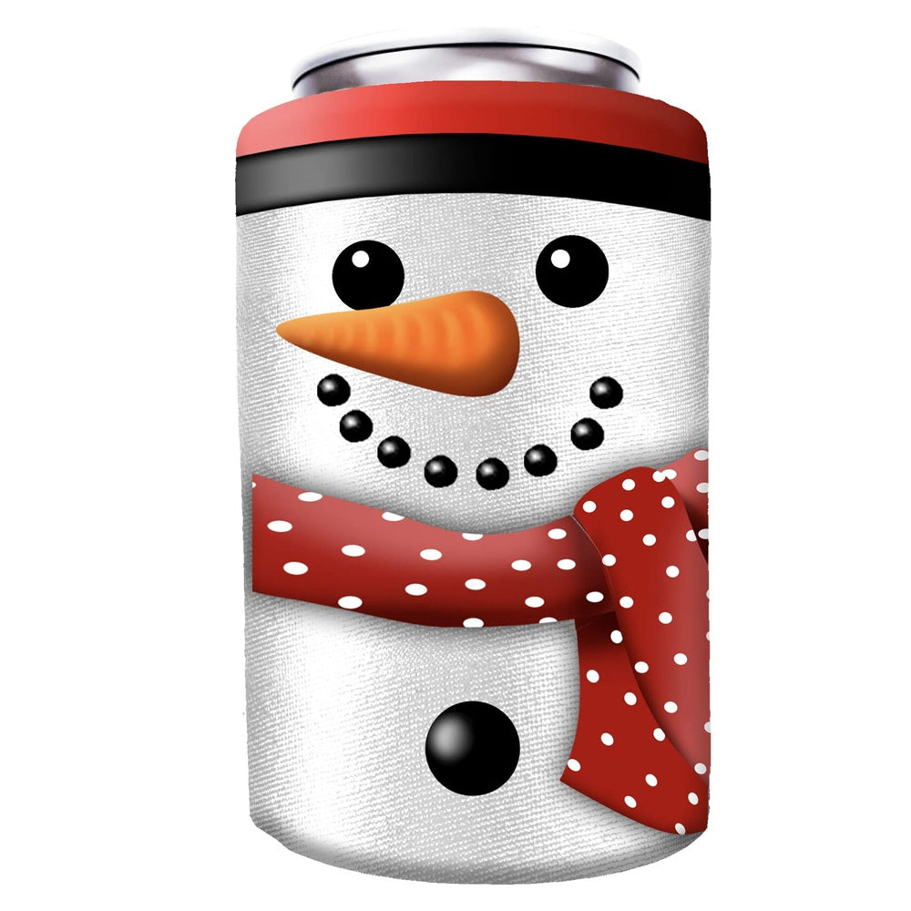 Snowman Christmas Can Cooler – Cleveland Street Novelties