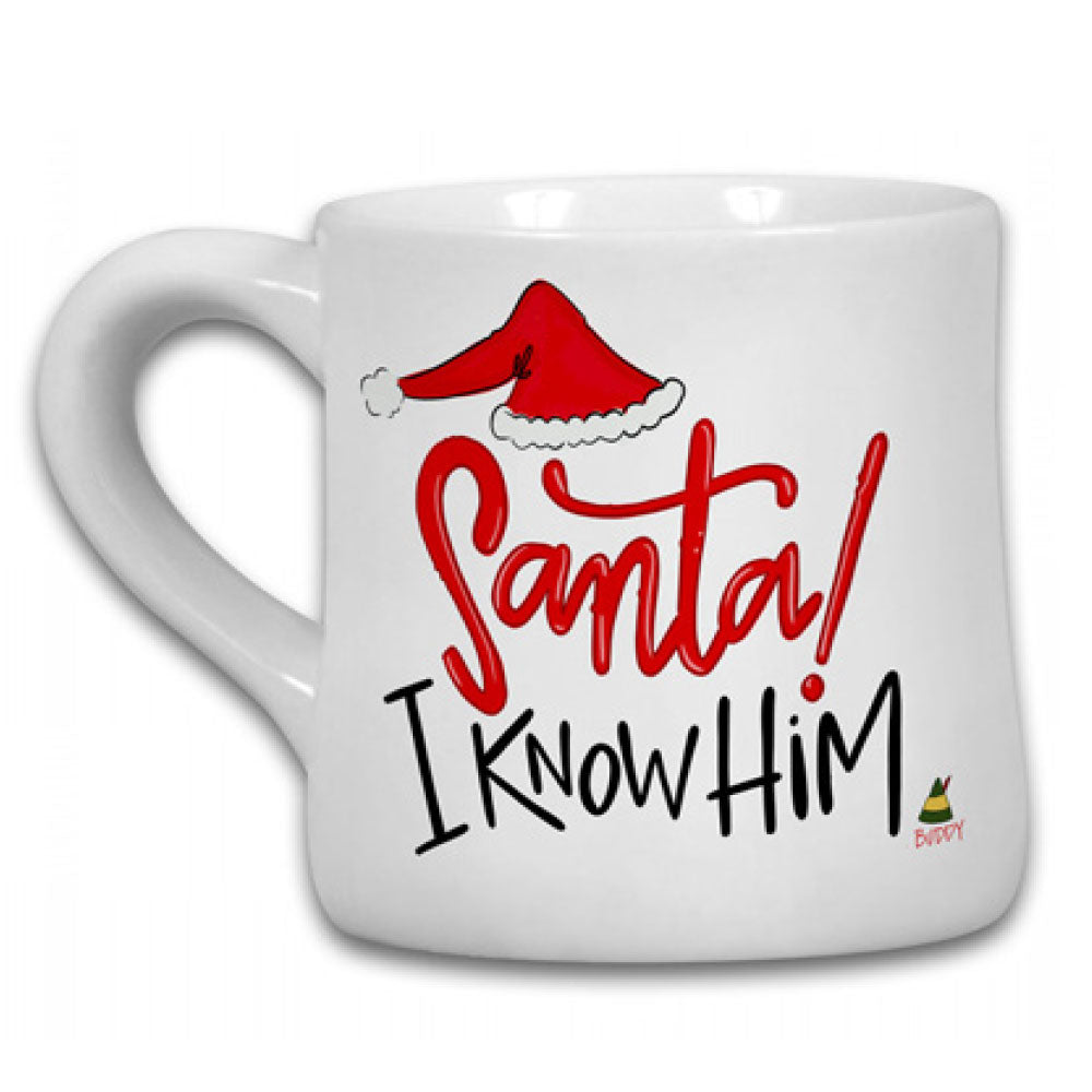 Santa I Know Him Elf Mug – 16oz Christmas Coffee Cup – Cleveland Street ...